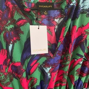 Sugarlips | Dresses | Sugar Lips Brand Long Sleeve Maxi Dress Beautiful ...